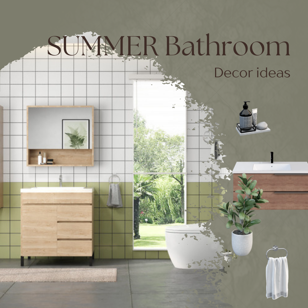 Summer Refreshing Style In Your Bathroom! – COOHOM BLOG